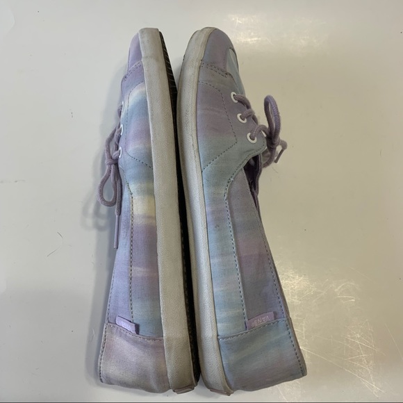Vans | Shoes | Vans Cushioned Surf Siders In Pastel Size 1 | Poshmark